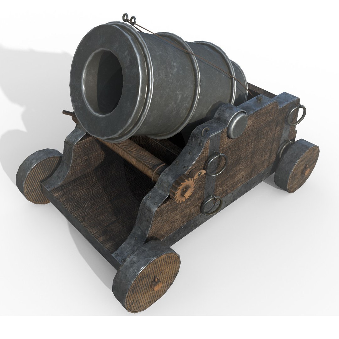 Medieval Mortar Muzzleloader - Real Time - 3D Model - TurboSquid 1933213