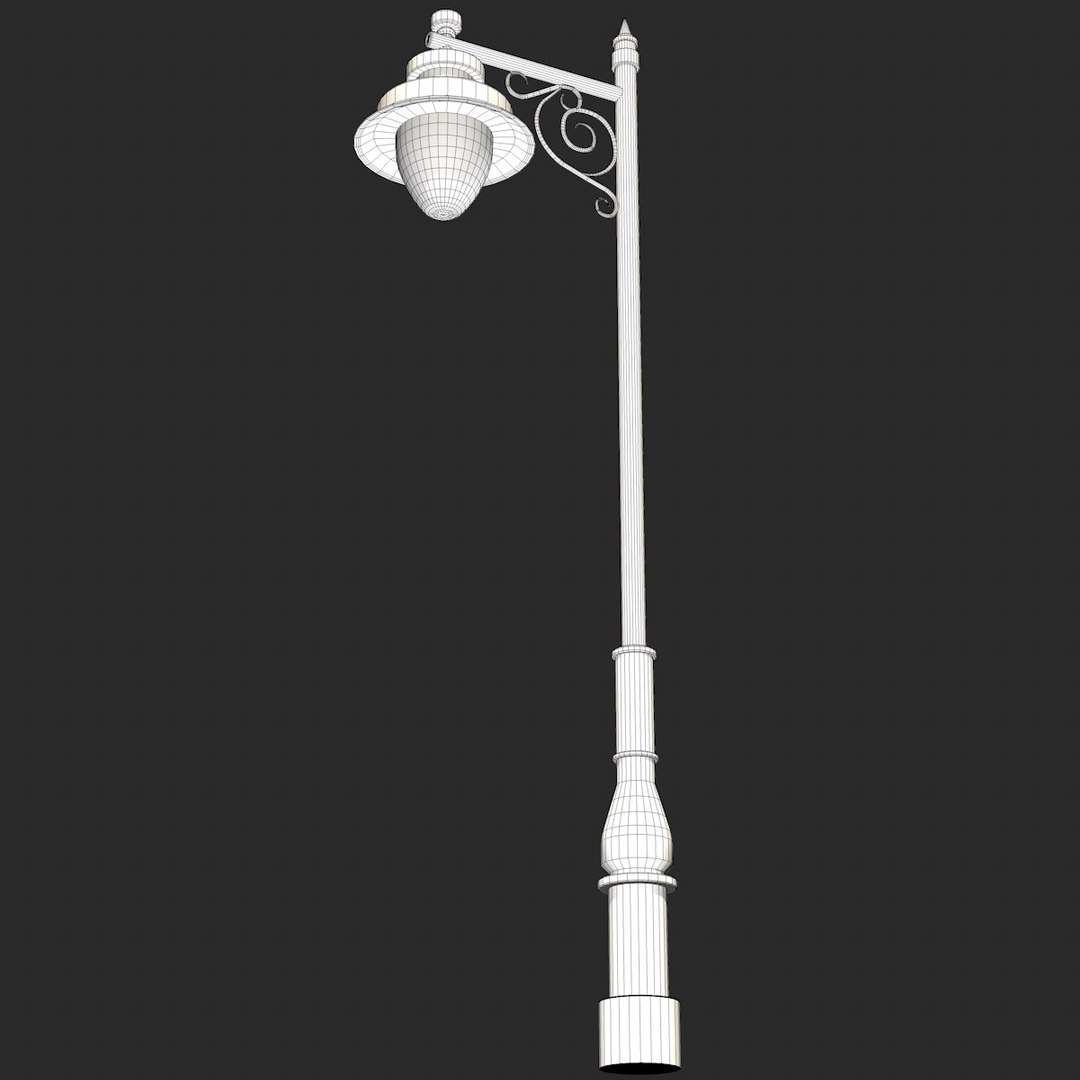 3d model street lamp