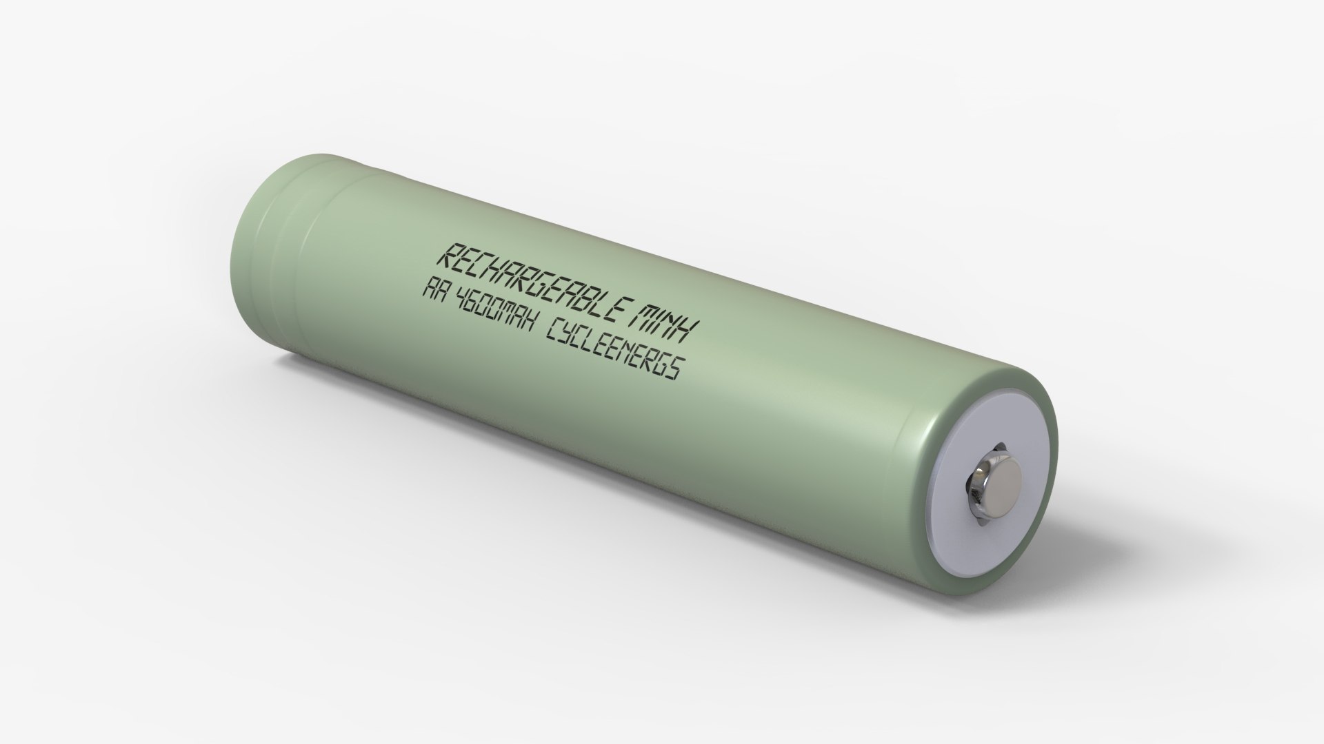 Cylinder rechargeable generic battery 3D model - TurboSquid 1455677