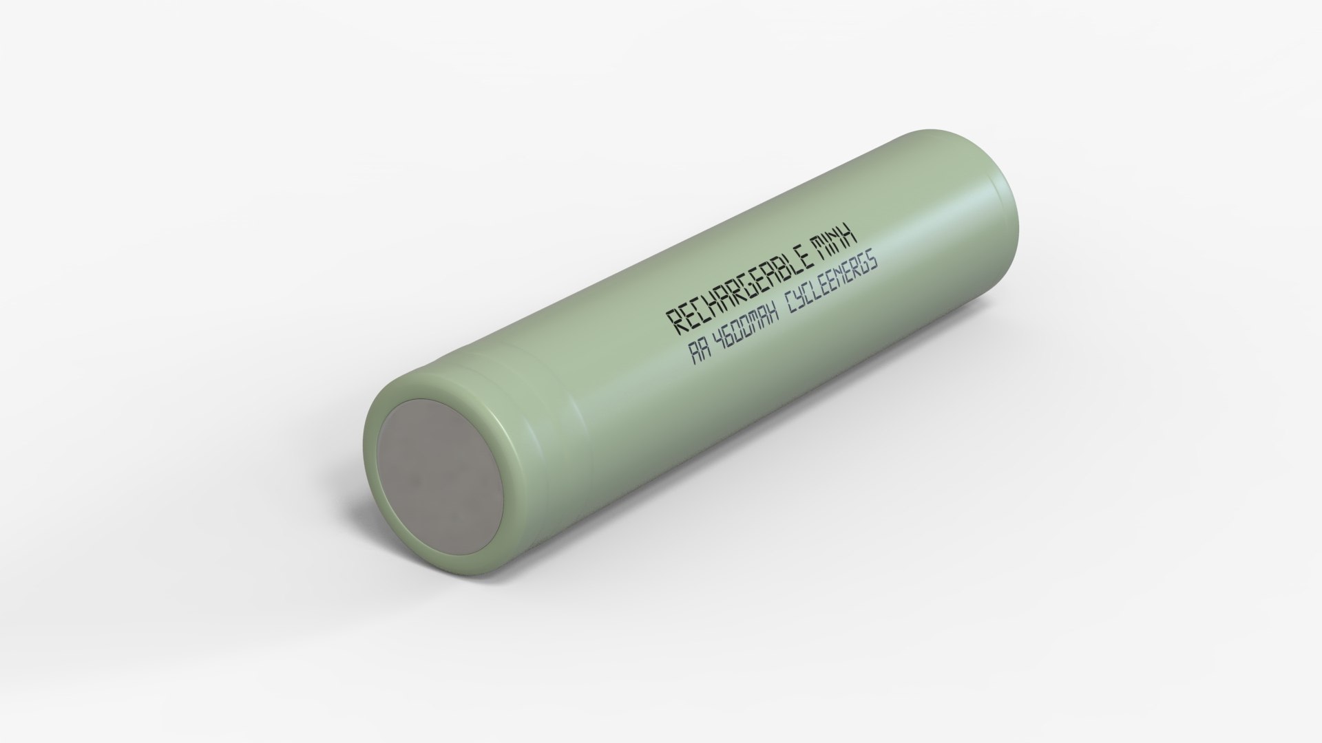 Cylinder rechargeable generic battery 3D model - TurboSquid 1455677