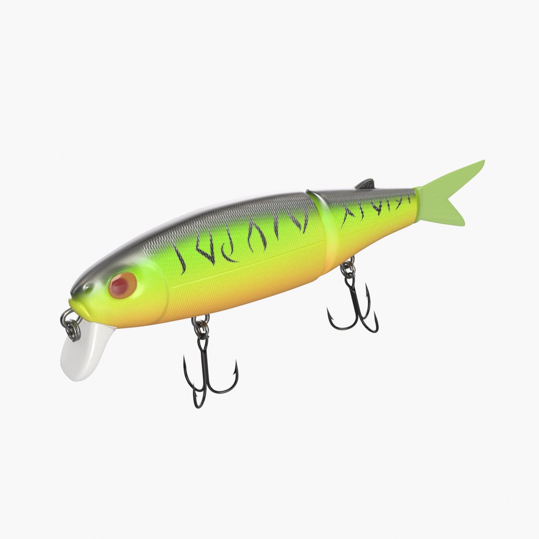 Swimbait fishing lure 3D model - TurboSquid 1953766