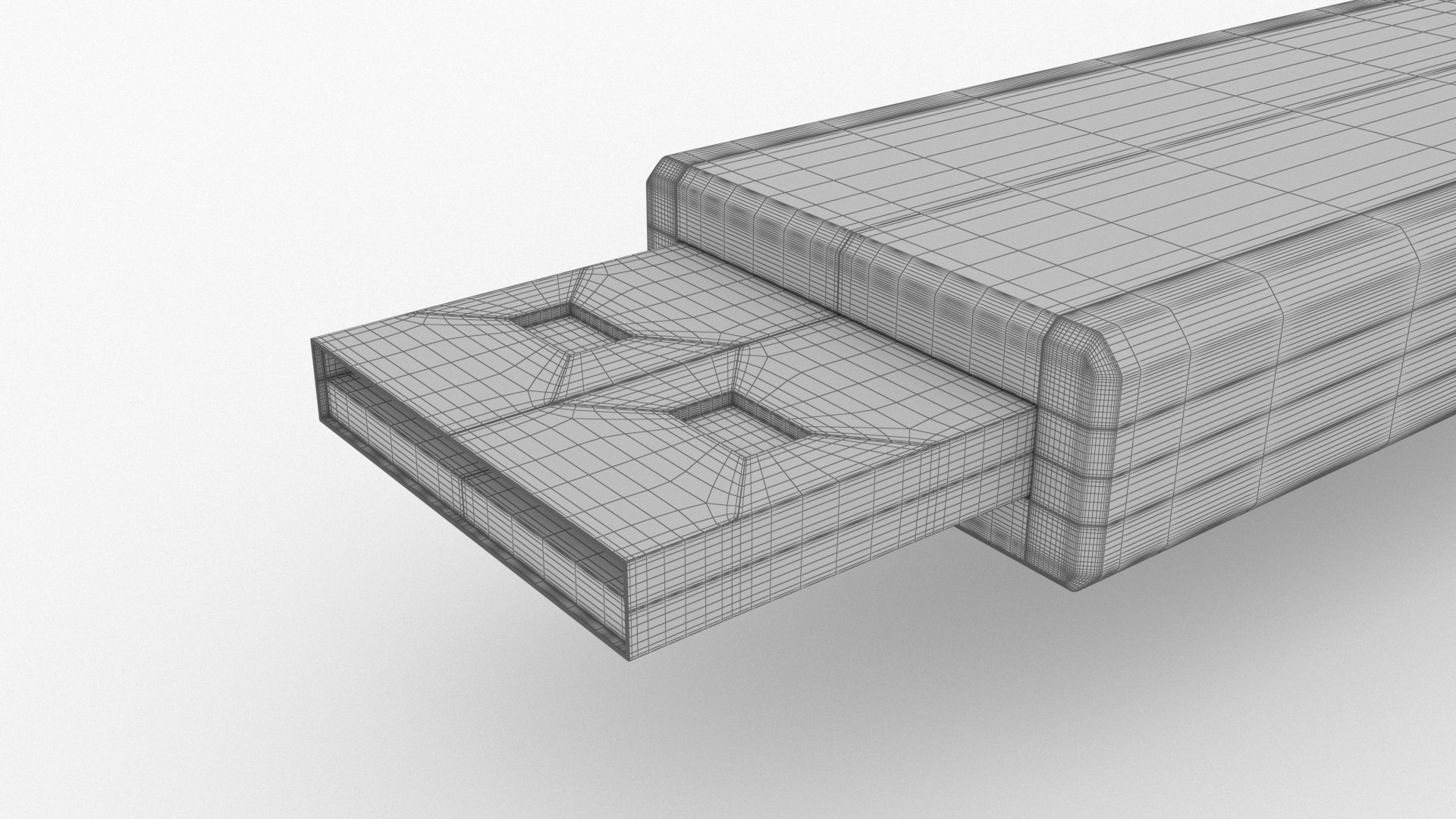 3D External Hard Drive And Cable - TurboSquid 2326618