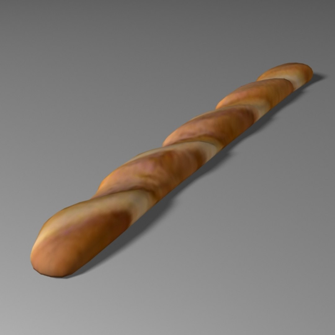 Baguette 3d Model