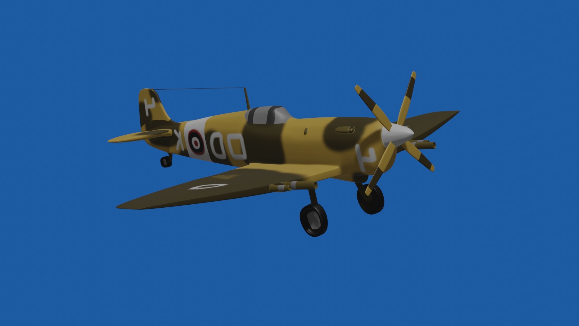 Aircarft sptifire world war II model - TurboSquid 2053279