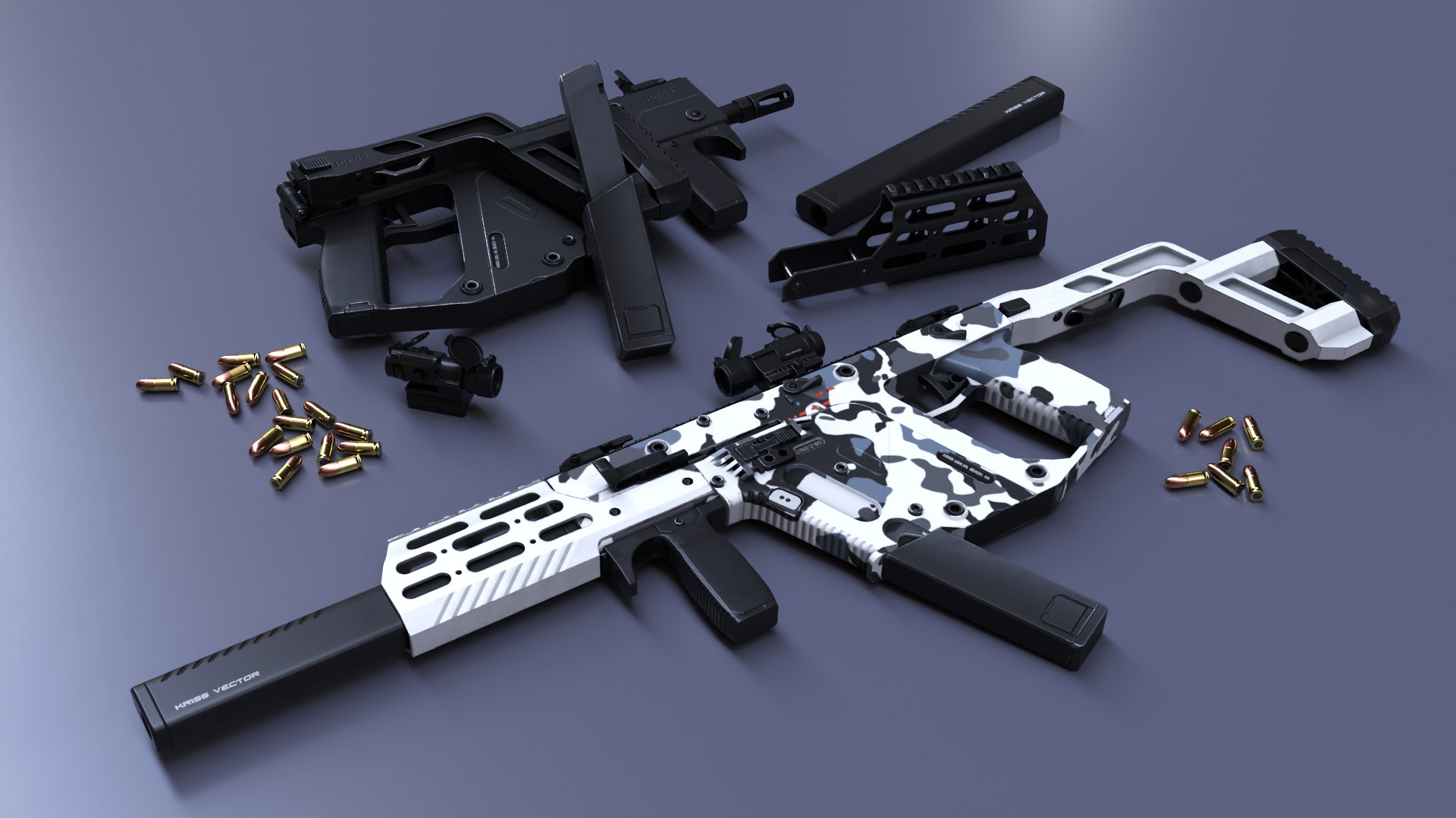3D KRISS VECTOR SMG - TurboSquid 2060320