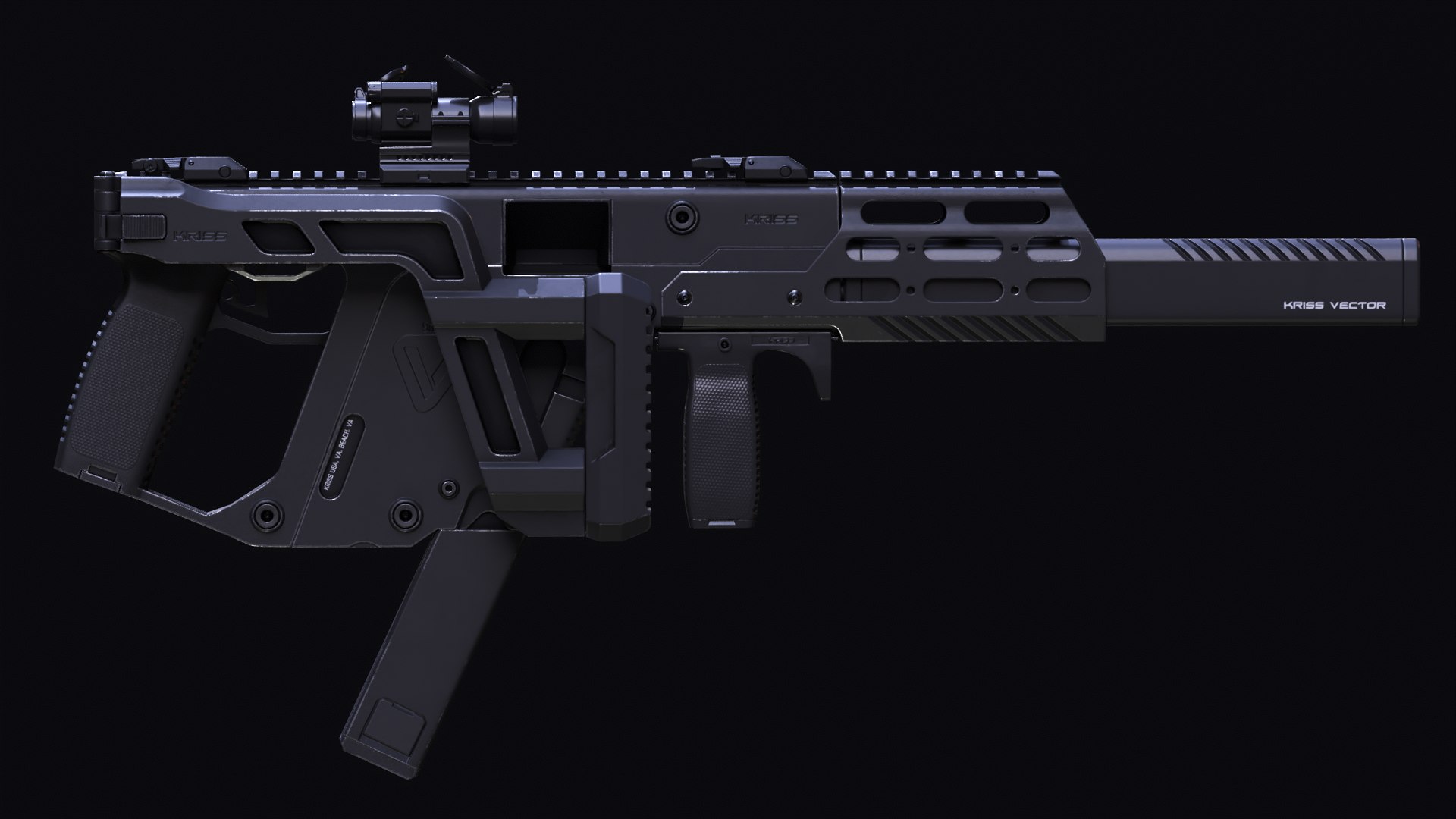 3D KRISS VECTOR SMG - TurboSquid 2060320