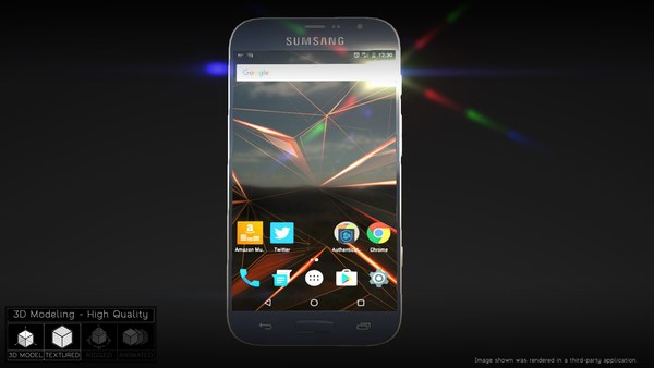 3d model of cell phone android