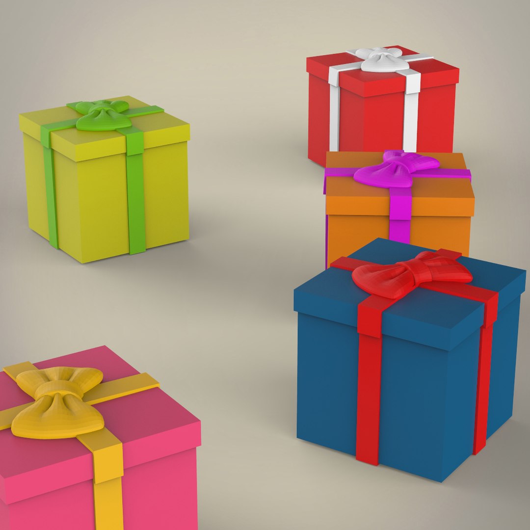 Present Box 3D - TurboSquid 1771726