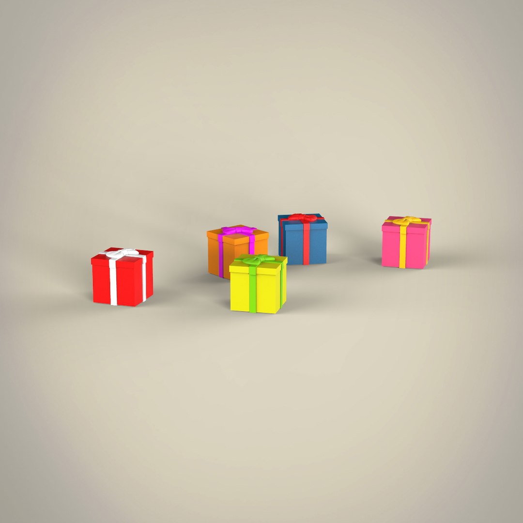 Present Box 3D - TurboSquid 1771726