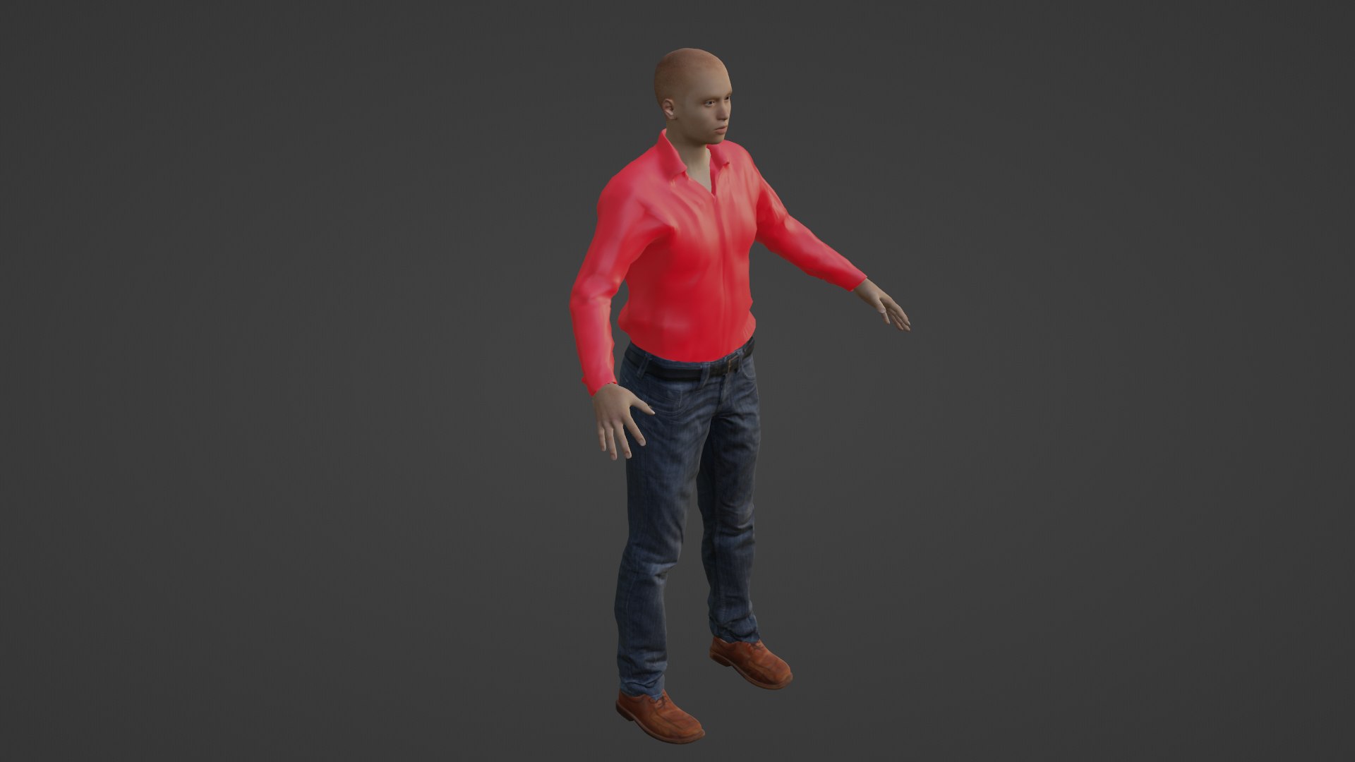 Man Unity Unreal 3D model - TurboSquid 1828492
