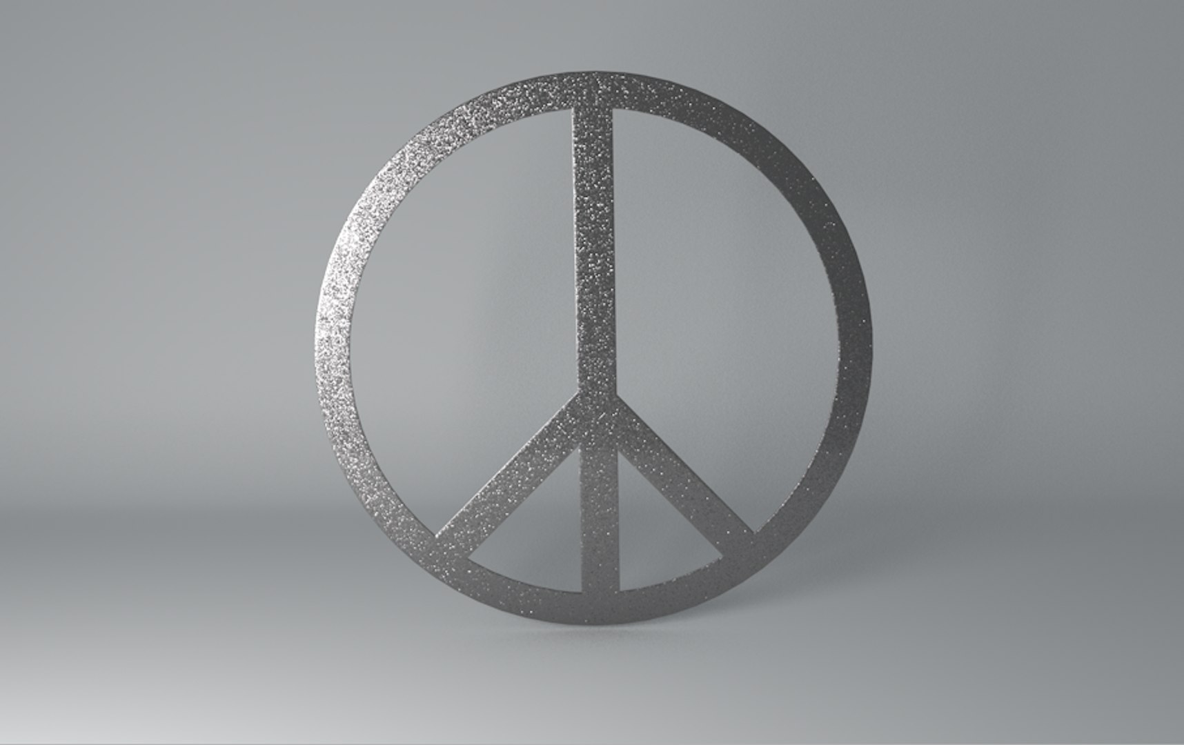 Peace Sign Symbol 3D Model - TurboSquid 1324266