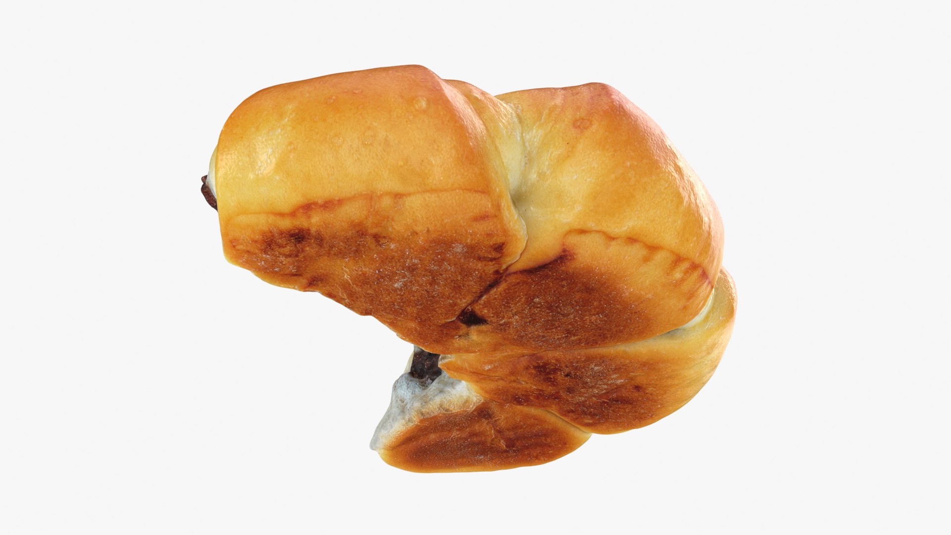 Red Bean Bun Cut 01 3D - TurboSquid 2153569