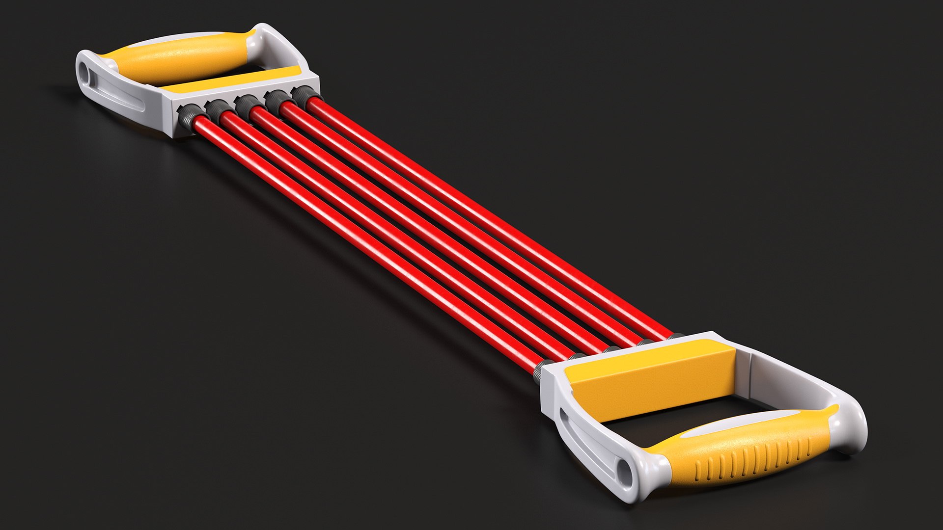 3D model Fitness Chest Expander Red - TurboSquid 2015820