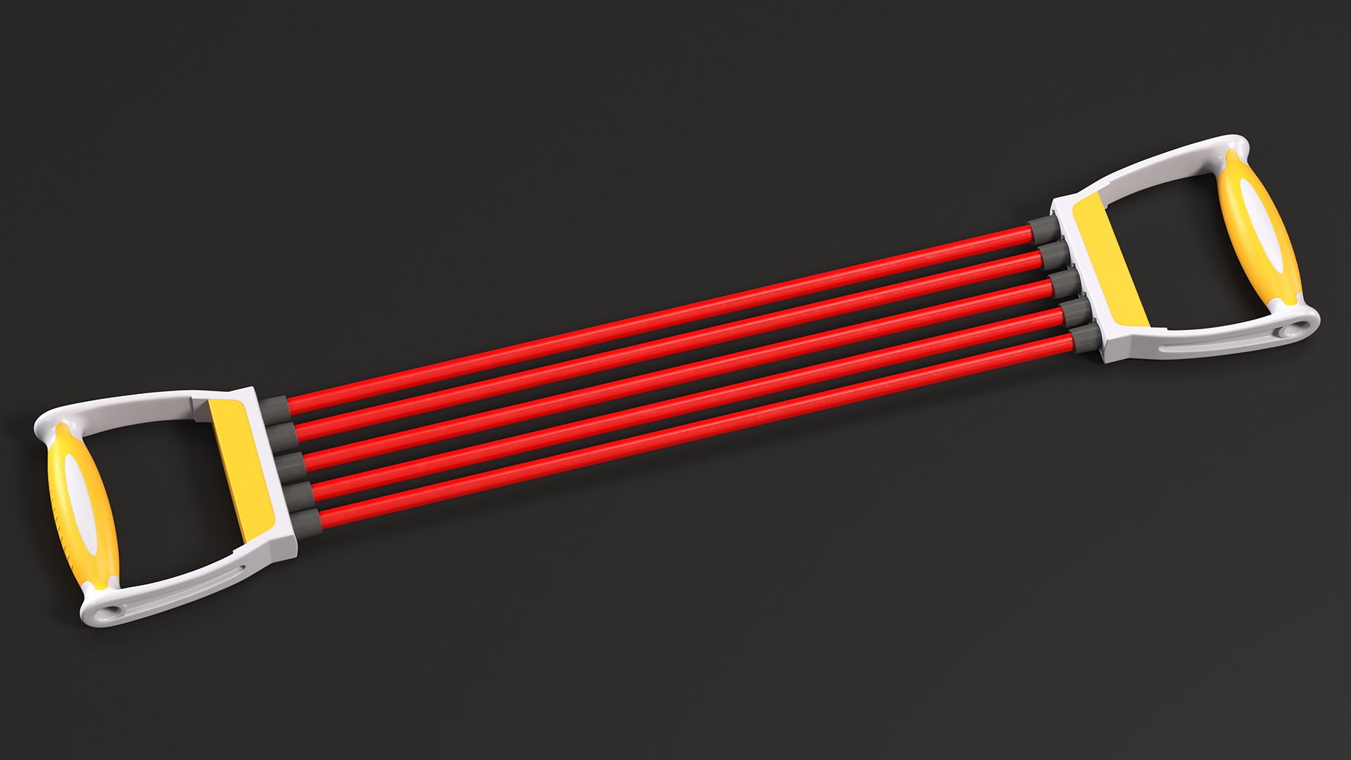 3D model Fitness Chest Expander Red - TurboSquid 2015820