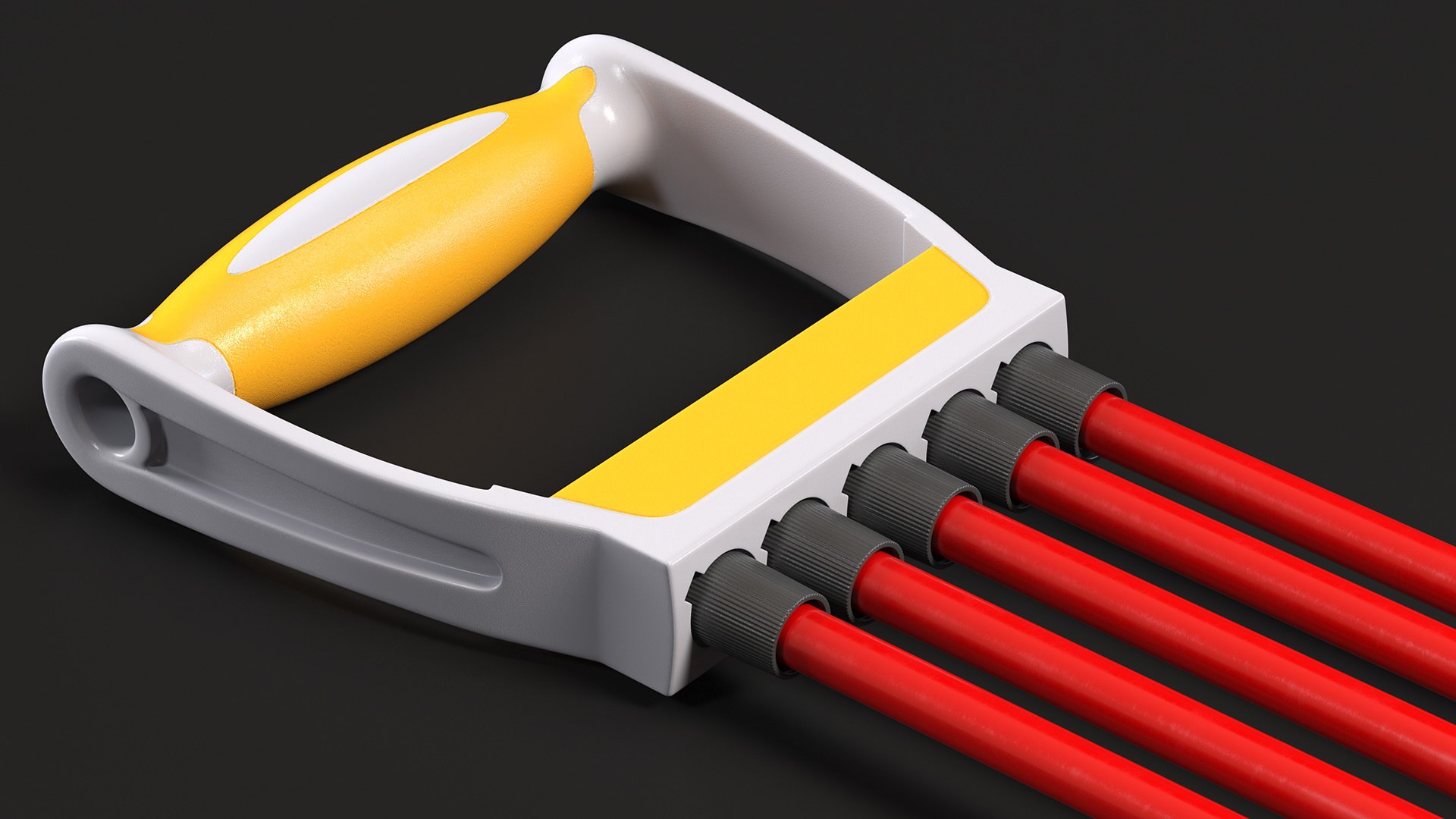 3D model Fitness Chest Expander Red - TurboSquid 2015820