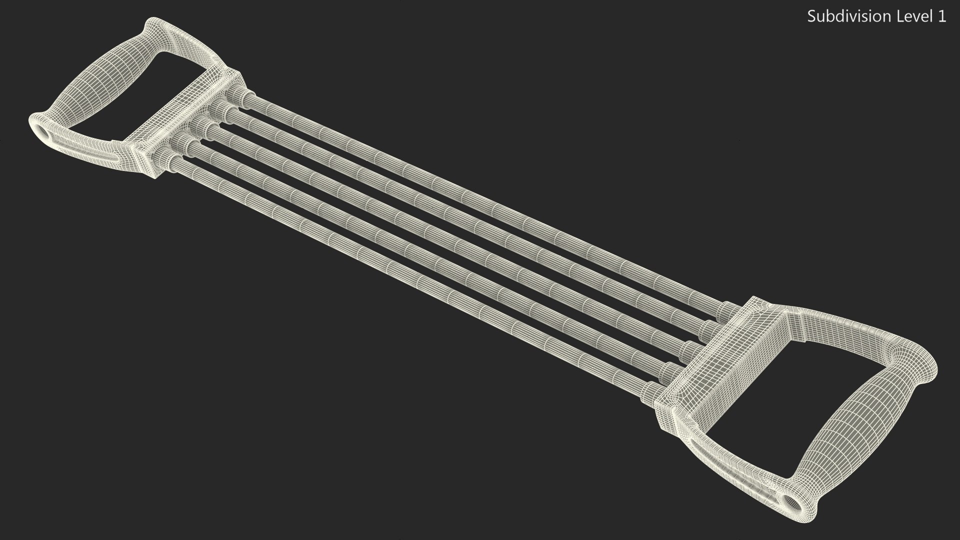 3D model Fitness Chest Expander Red - TurboSquid 2015820