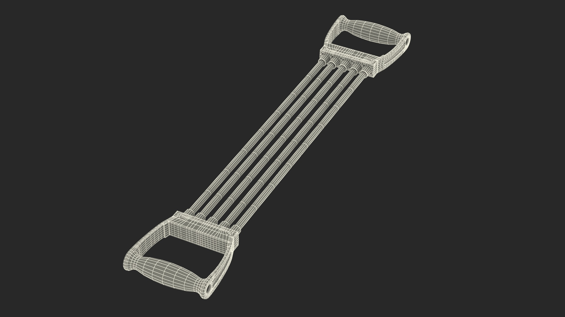 3D model Fitness Chest Expander Red - TurboSquid 2015820