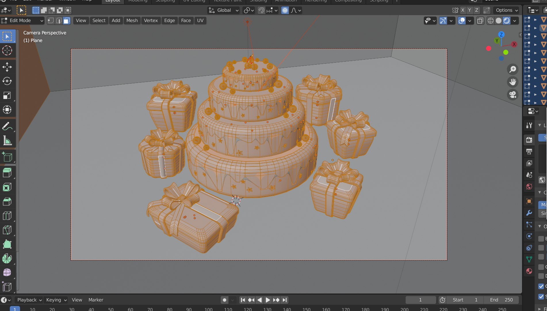 Birthday Cake 3D - TurboSquid 1733536