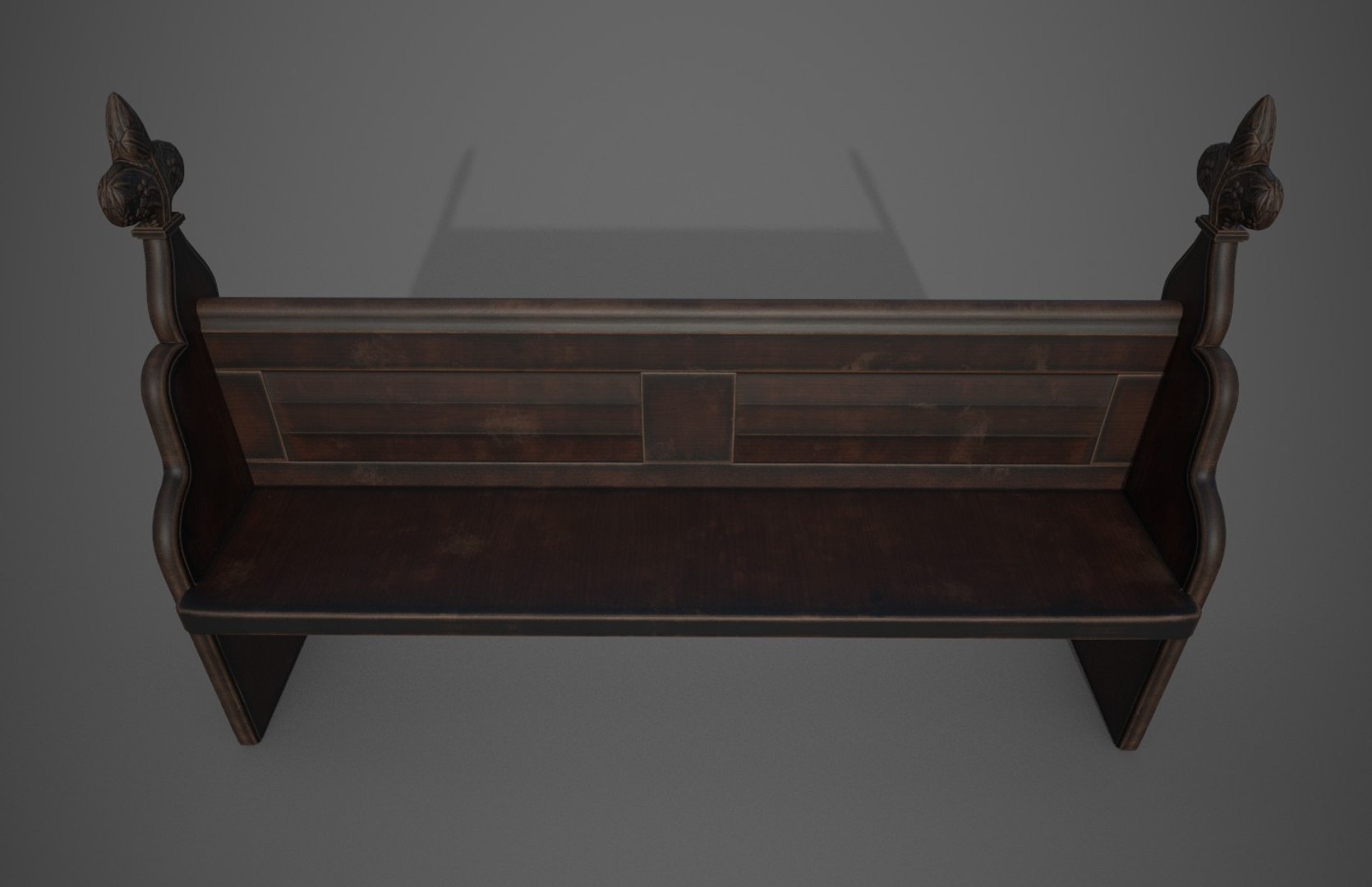 Bench Gothic 3D - TurboSquid 1627512