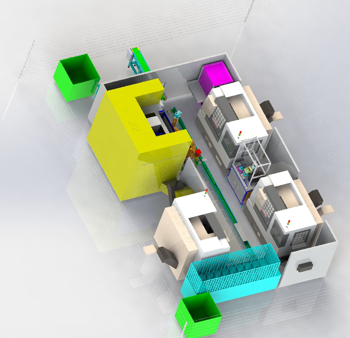 Cnc Center Loading 3D - TurboSquid 1306955