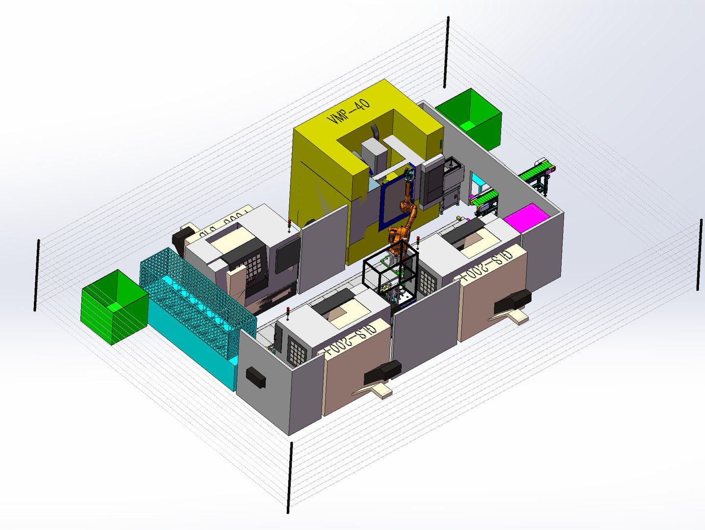 Cnc Center Loading 3D - TurboSquid 1306955