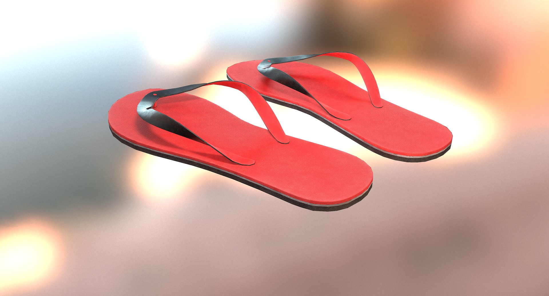 3D Model Flip-flop Pbr - TurboSquid 1187632