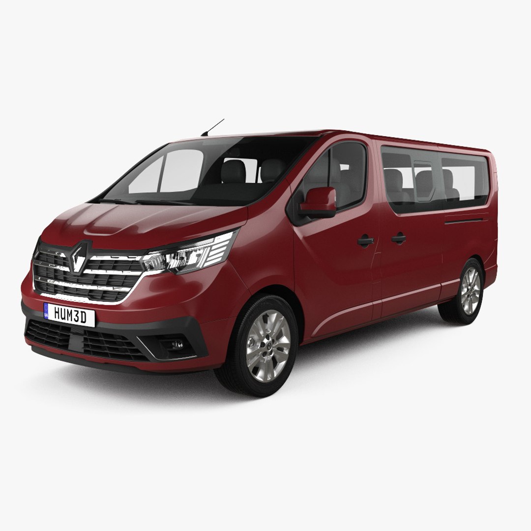 3D Renault Trafic Passenger Van L2H1 2022 - TurboSquid 2029694