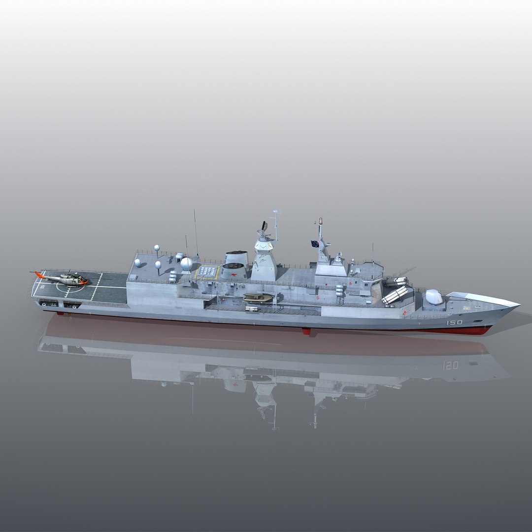 3d Anzac Class Frigate Hmas Model