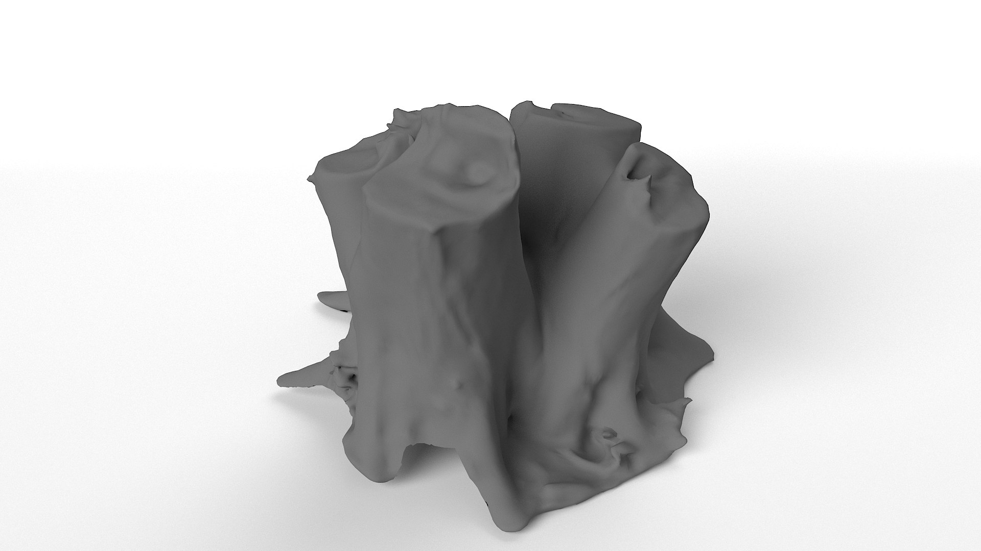 3D Mesh Tree Stump - TurboSquid 1655151