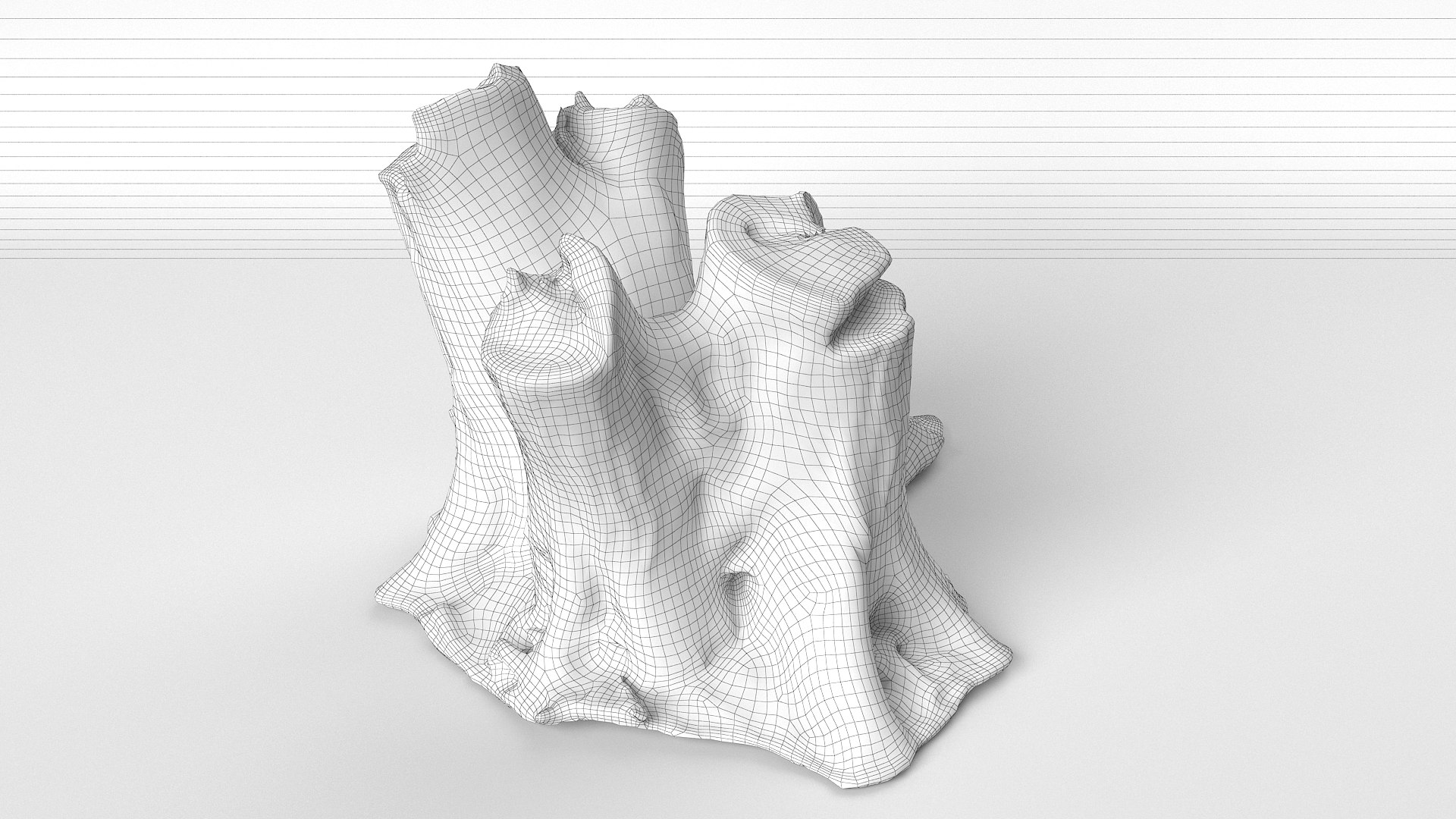 3D Mesh Tree Stump - TurboSquid 1655151