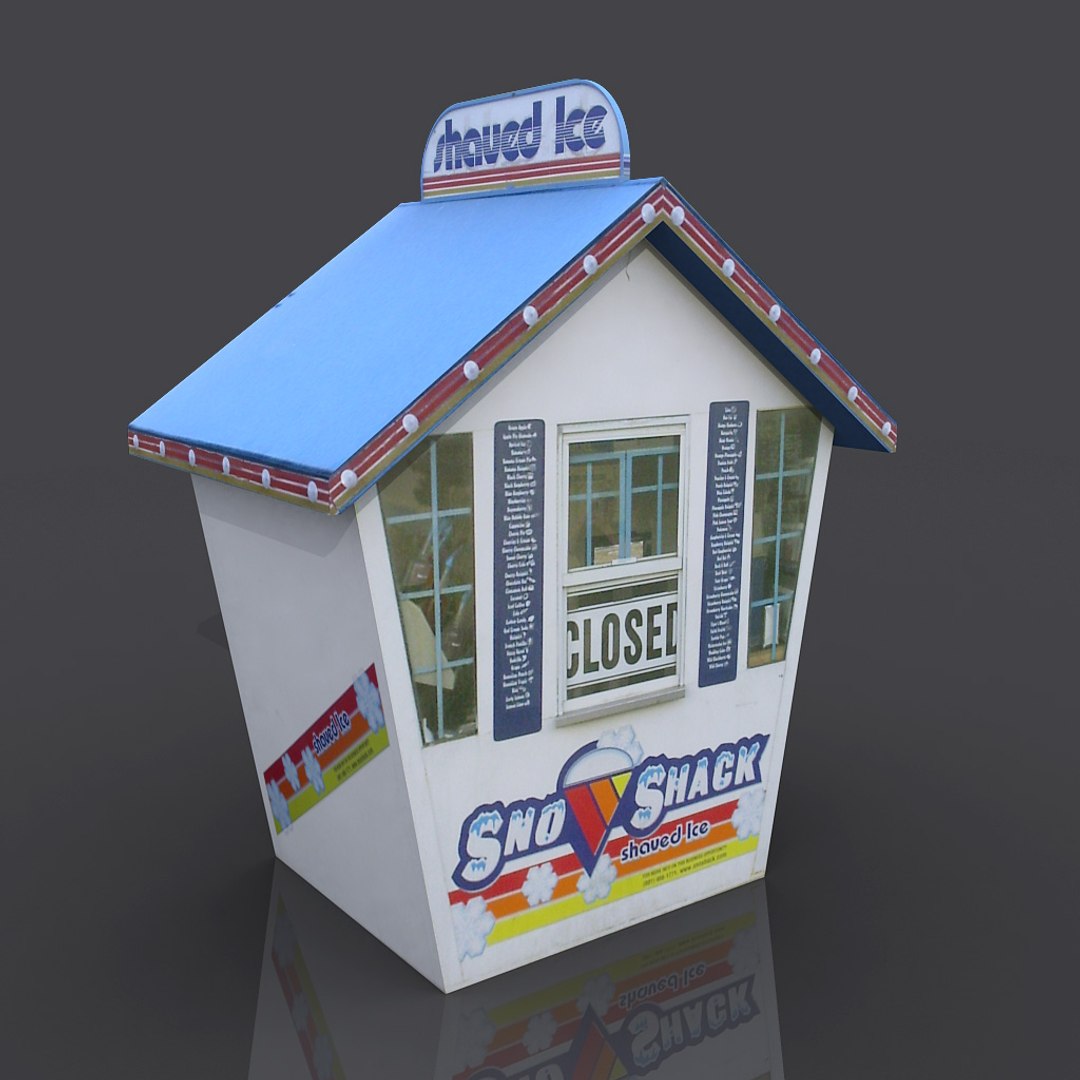 Snow Shack 3d Model
