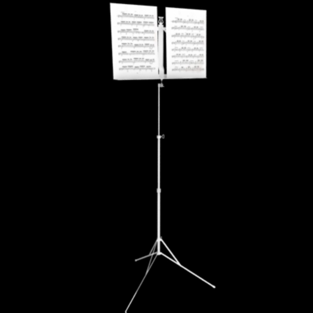3d Max Music Lectern