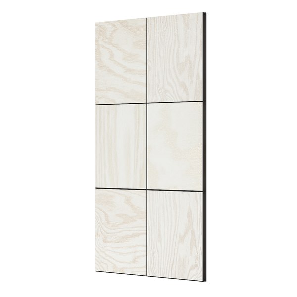 Wall panels volume 104 3D model - TurboSquid 1303847