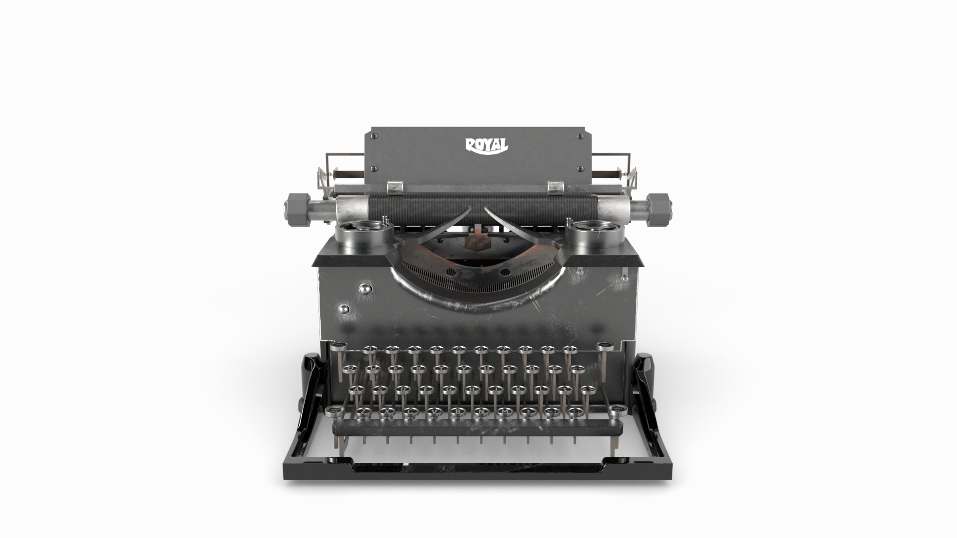 3D model typewriter type writer - TurboSquid 1639386