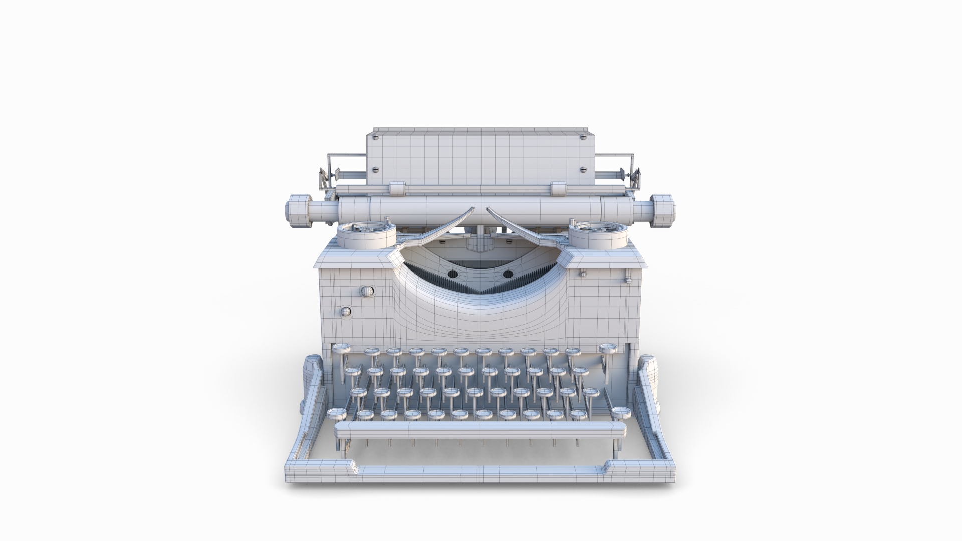 3D model typewriter type writer - TurboSquid 1639386