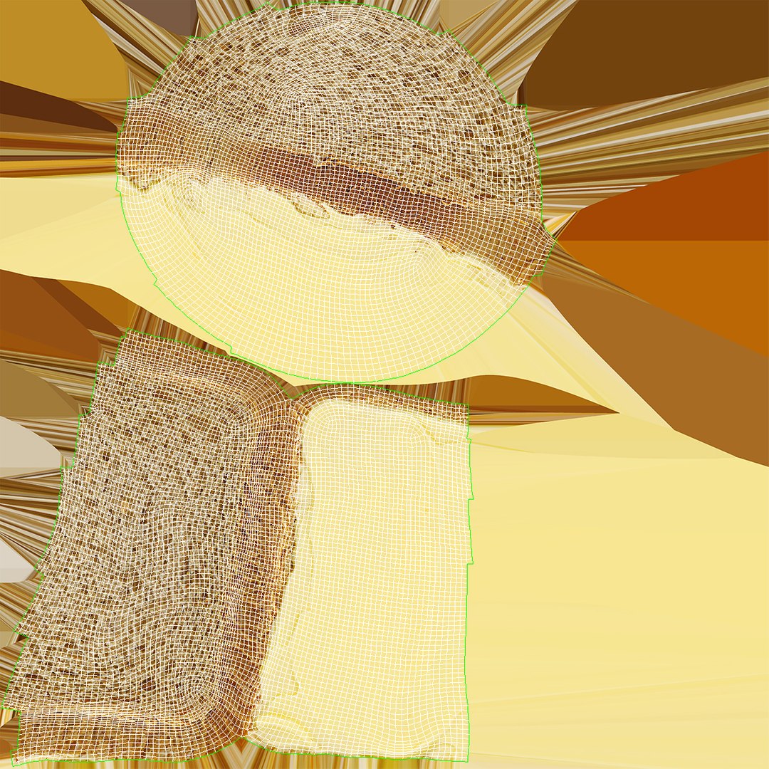 Toast With Margarine 01 Model - TurboSquid 2066541