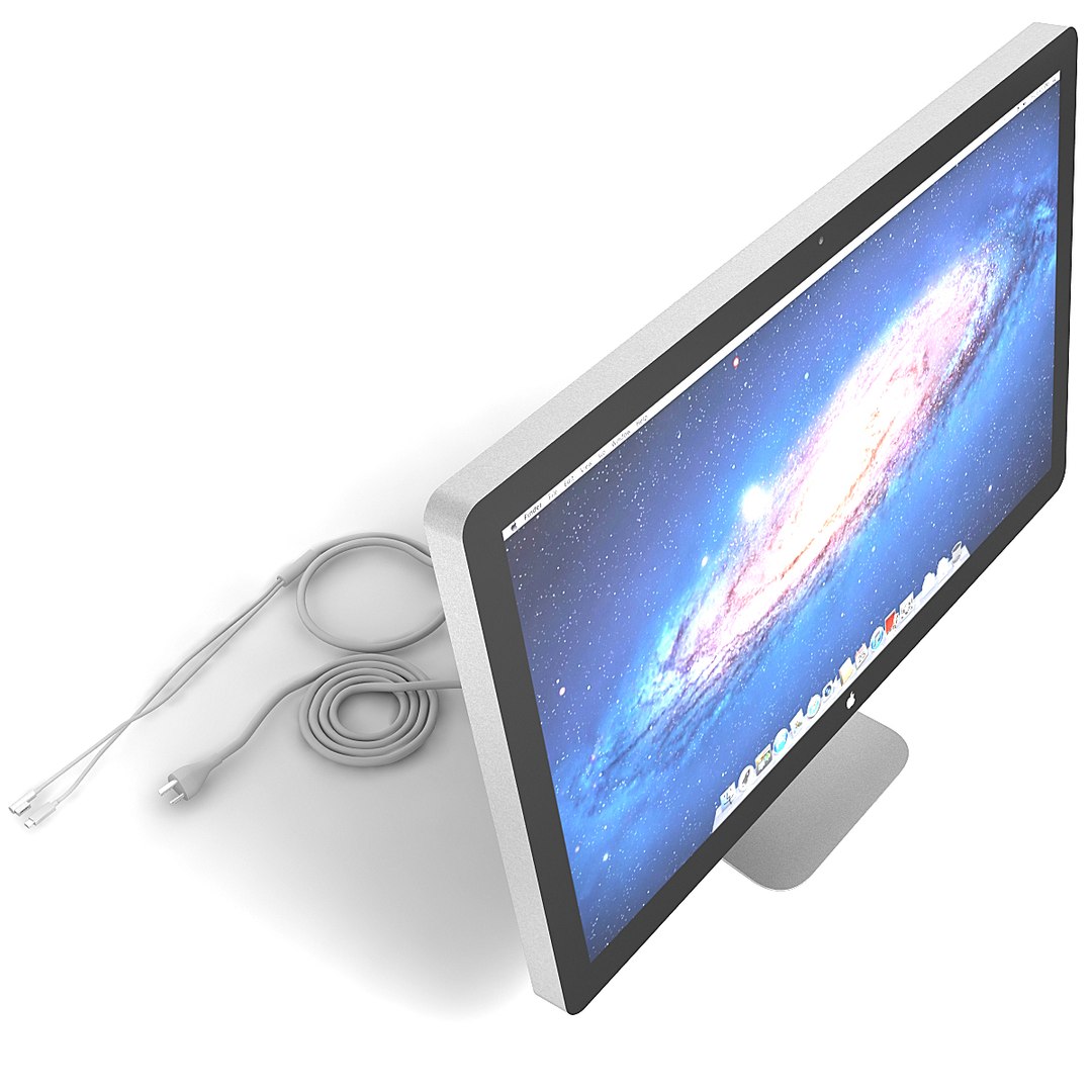 Apple Thunderbolt Display 3d Model