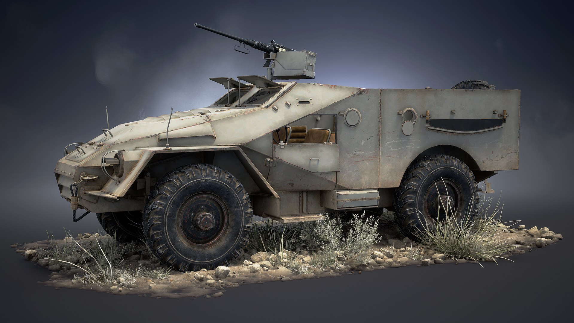 3D BTR-40 Low-Poly - TurboSquid 2086216