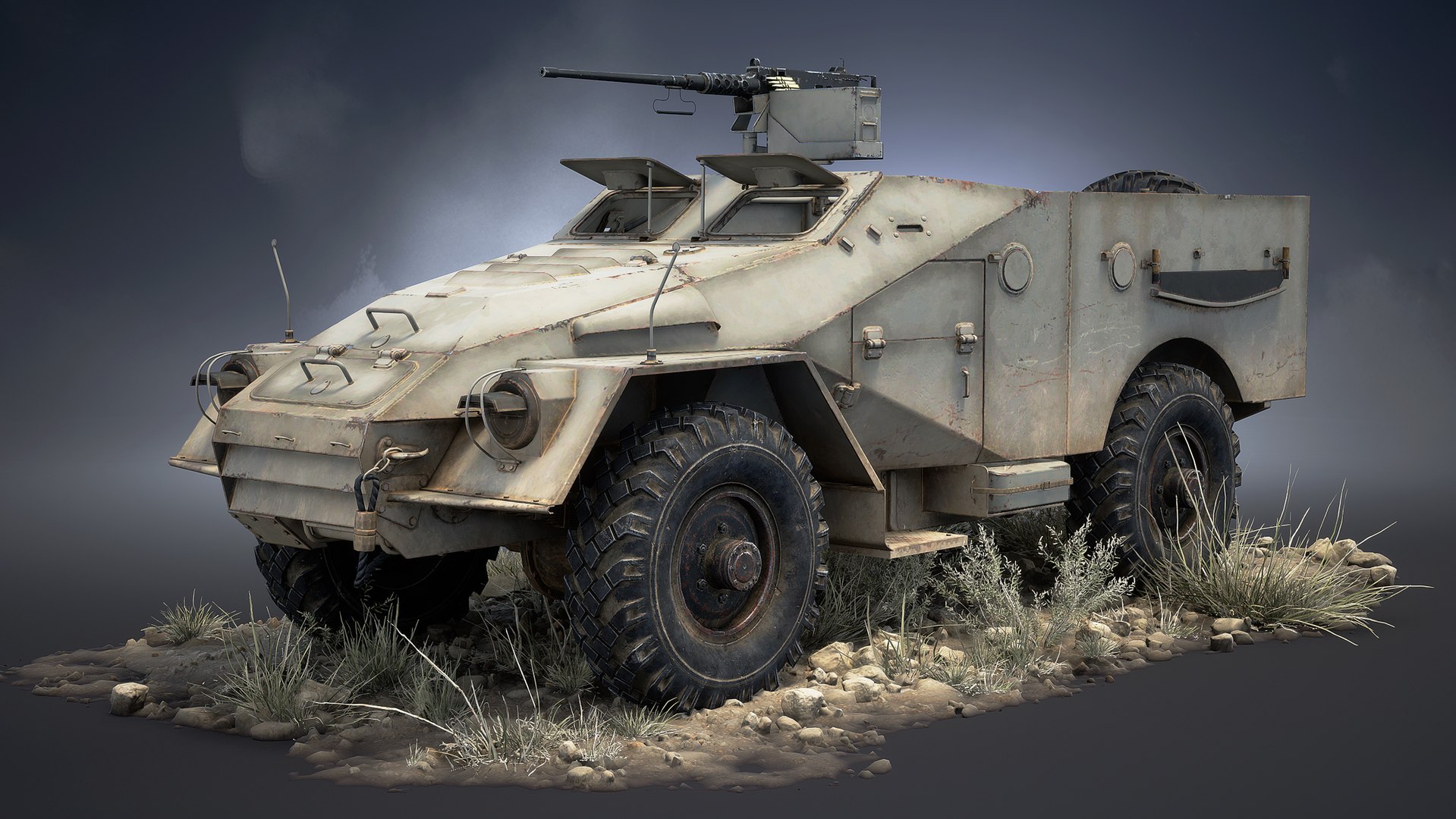 3D BTR-40 Low-Poly - TurboSquid 2086216