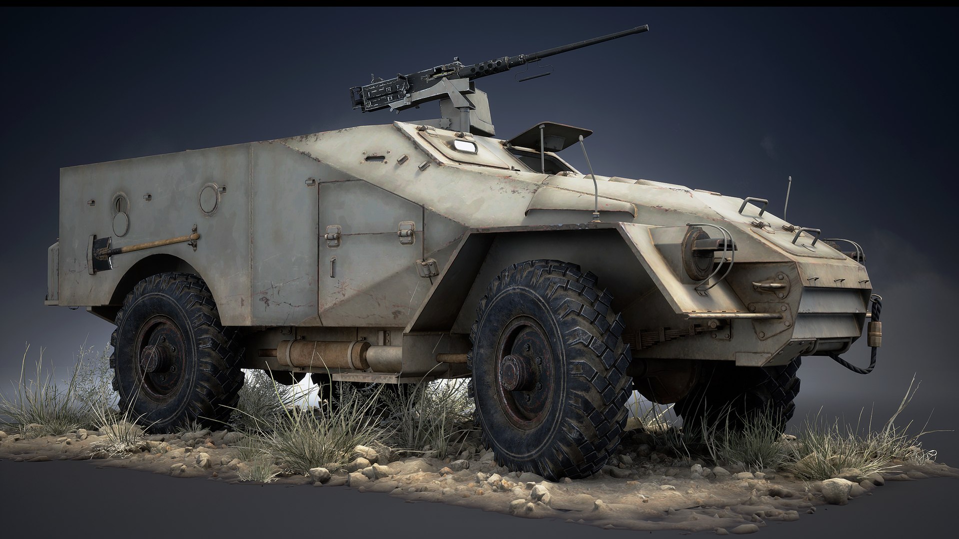 3D BTR-40 Low-Poly - TurboSquid 2086216