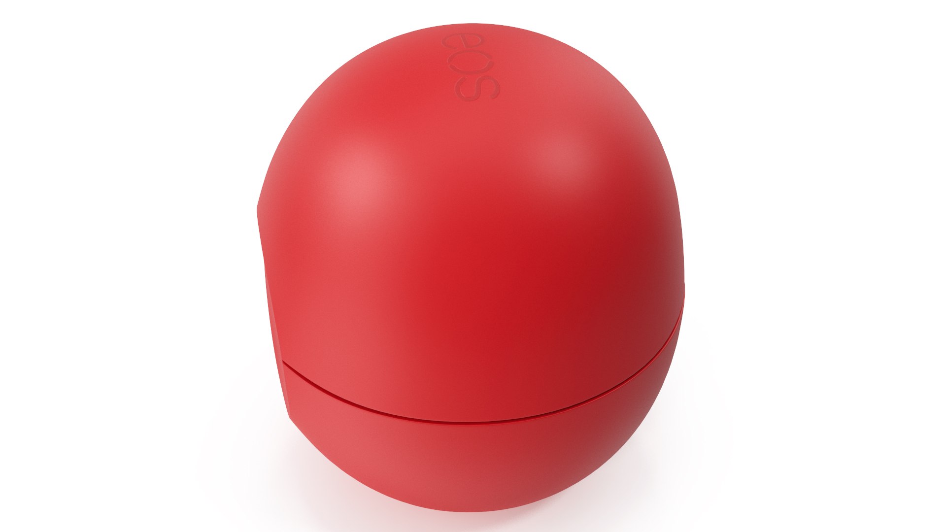 EOS Lip Balm Sphere Red Closed 3D Model - TurboSquid 2059842