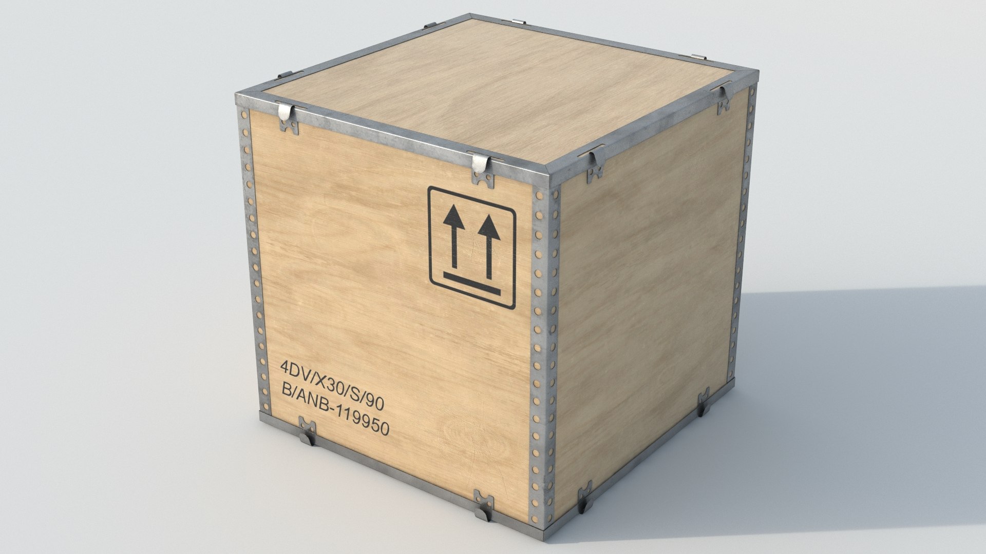 3D Wooden Packing Box HD - TurboSquid 1913185