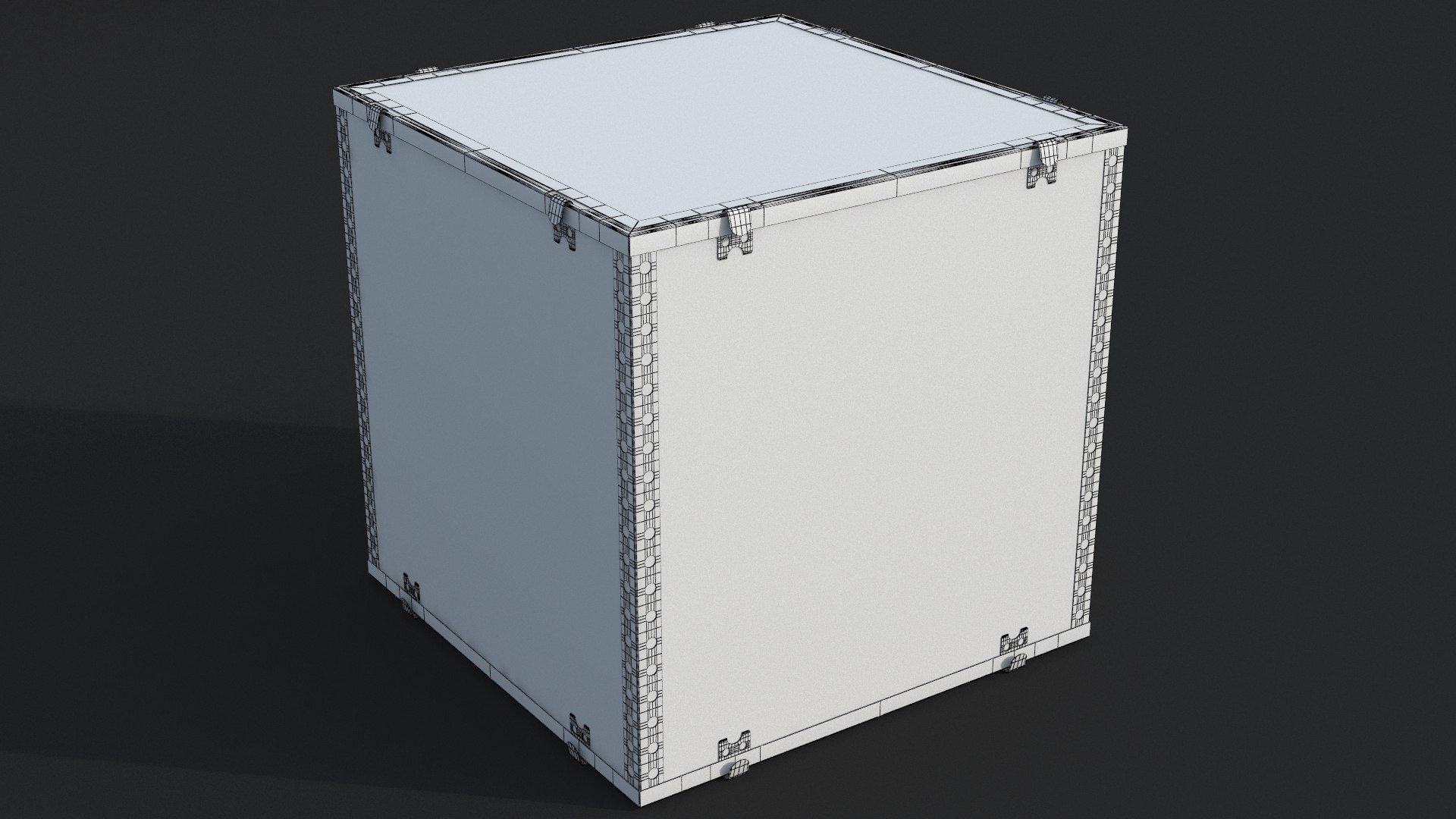 3D Wooden Packing Box HD - TurboSquid 1913185