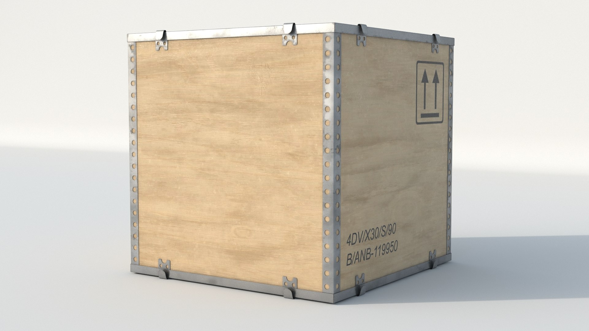 3D Wooden Packing Box HD - TurboSquid 1913185