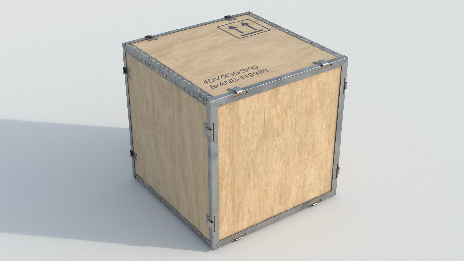 3D Wooden Packing Box HD - TurboSquid 1913185