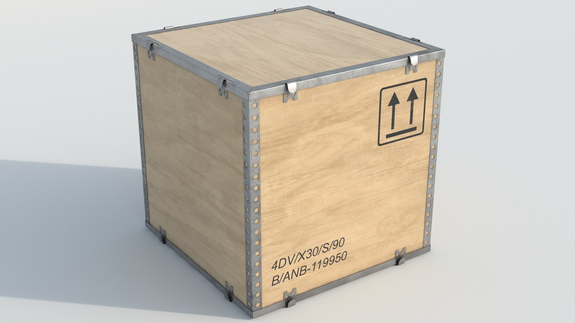 3D Wooden Packing Box HD - TurboSquid 1913185