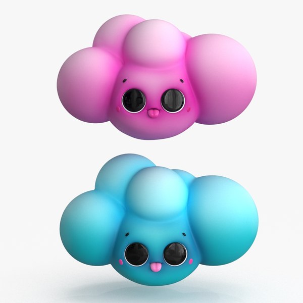 Cartoon Kawaii Cloud3D模型 - TurboSquid 2014218