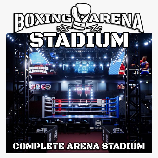 BOXING ARENA STADIUM Game Ready Complete Asset Pack3D模型 - TurboSquid ...