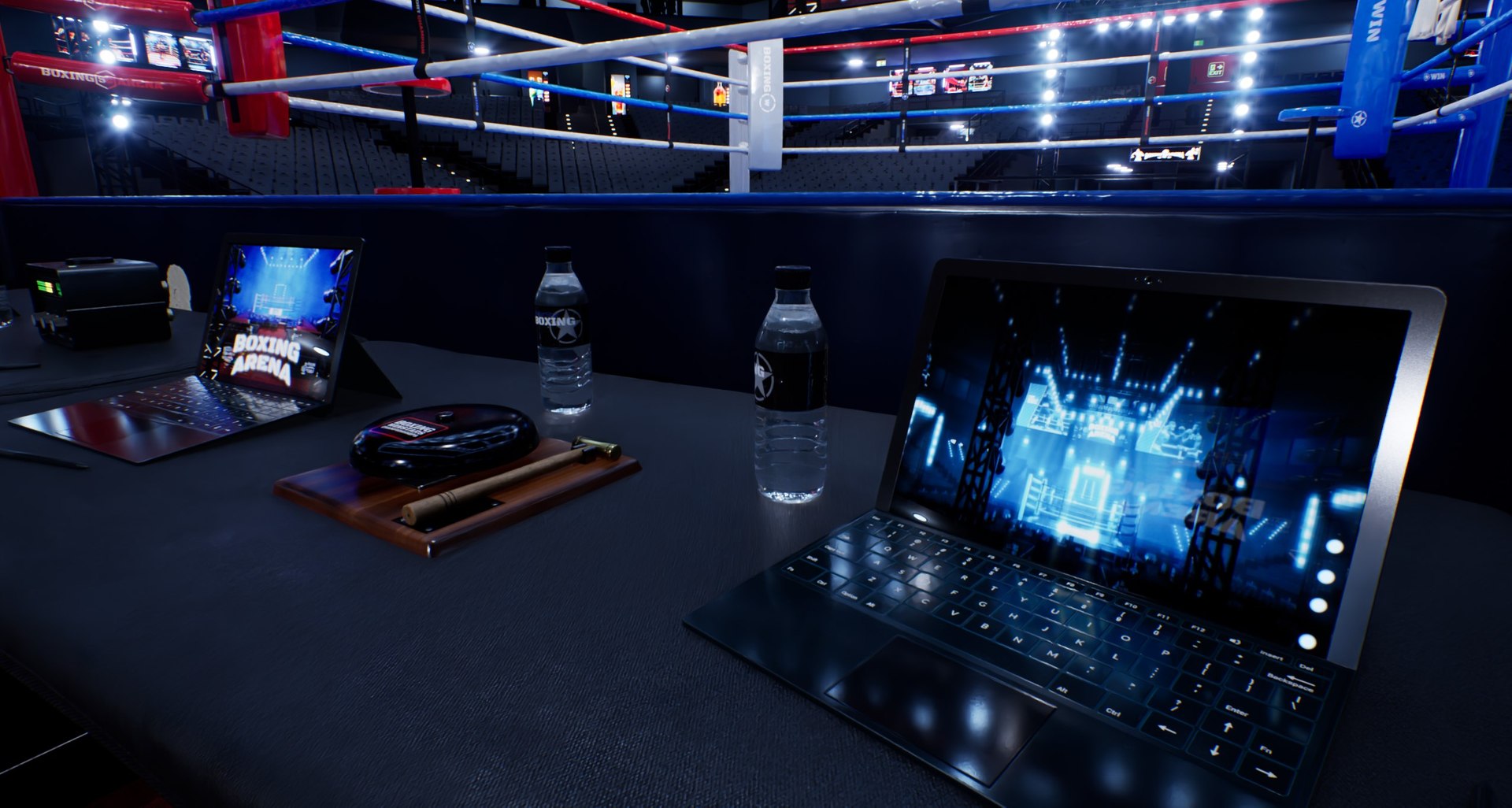 BOXING ARENA STADIUM Game Ready Complete Asset Pack 3D Model ...