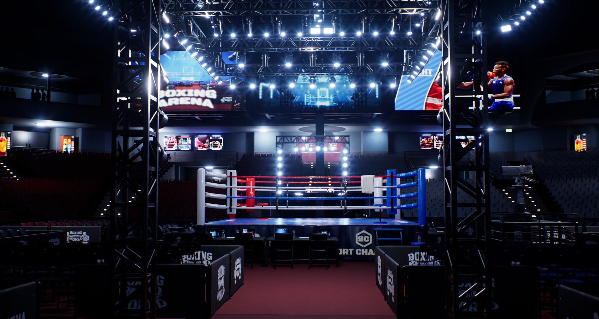 modelo 3d BOXING ARENA STADIUM Paquete de recursos completo listo para ...